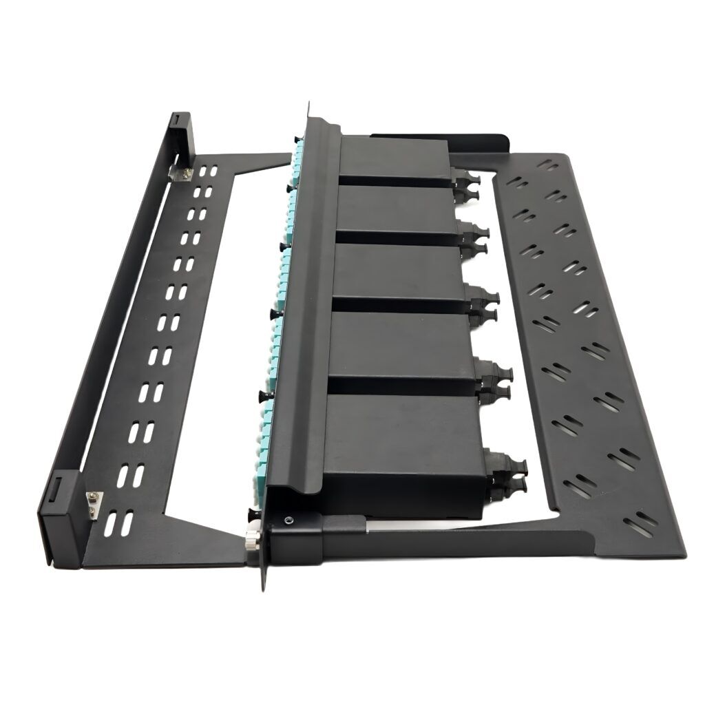 2U 48 Fiber Patch Panel With 8pcs 6-port SC Adapter Plate– Topfiberbox