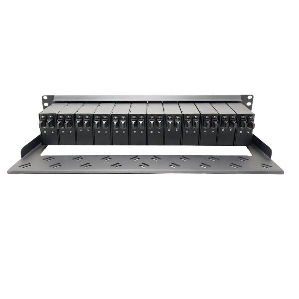 SC LC Fiber Patch Panel With 24 Port, 19'' 1U Rack Mount – Topfiberbox