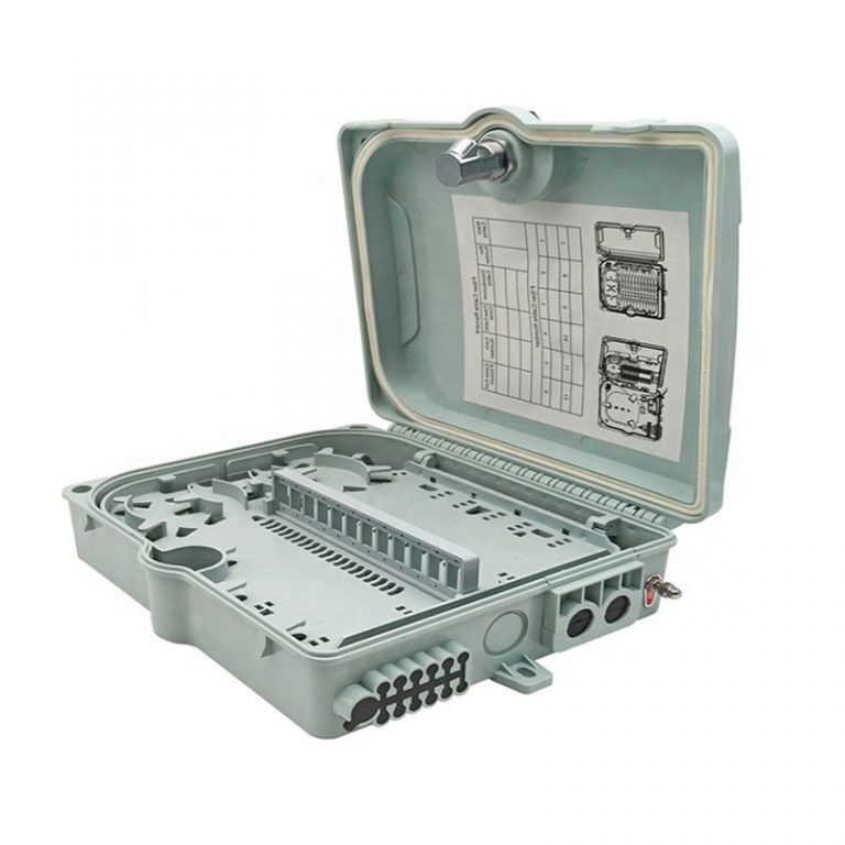 4 Port FTTH Termination Box with SC/LC Adapter For Home Network ...