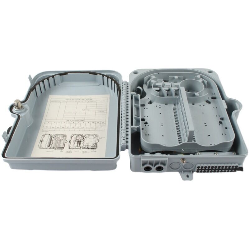 12 Port FTTH Fiber Distribution Box for1x8 Blockless Splitter, 20 cores ...