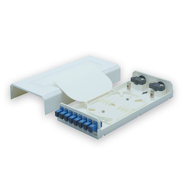 12 Port Fiber Patch Enclosure with 12 SC FC ST LC Adapter Panel ...