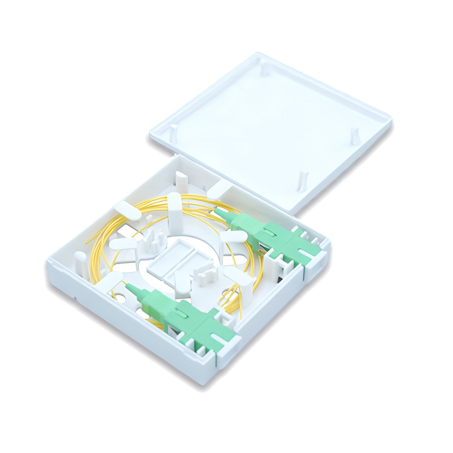 12 Port FTTH Fiber Distribution Box for1x8 Blockless Splitter, 20 cores ...