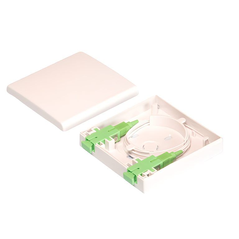 1-4 Ports Fiber Wall Outlet, Surface Mount Boxes for FTTH% Topfiberbox