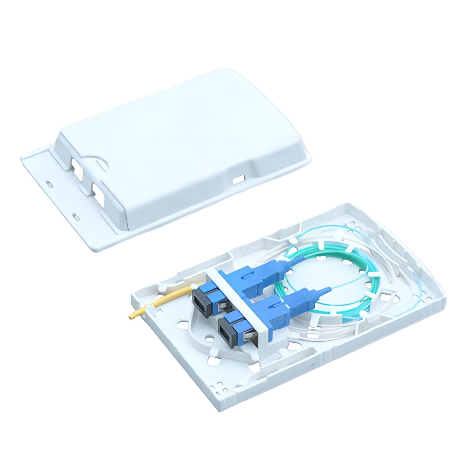 1-4 Ports Fiber Wall Outlet, Surface Mount Boxes for FTTH– Topfiberbox