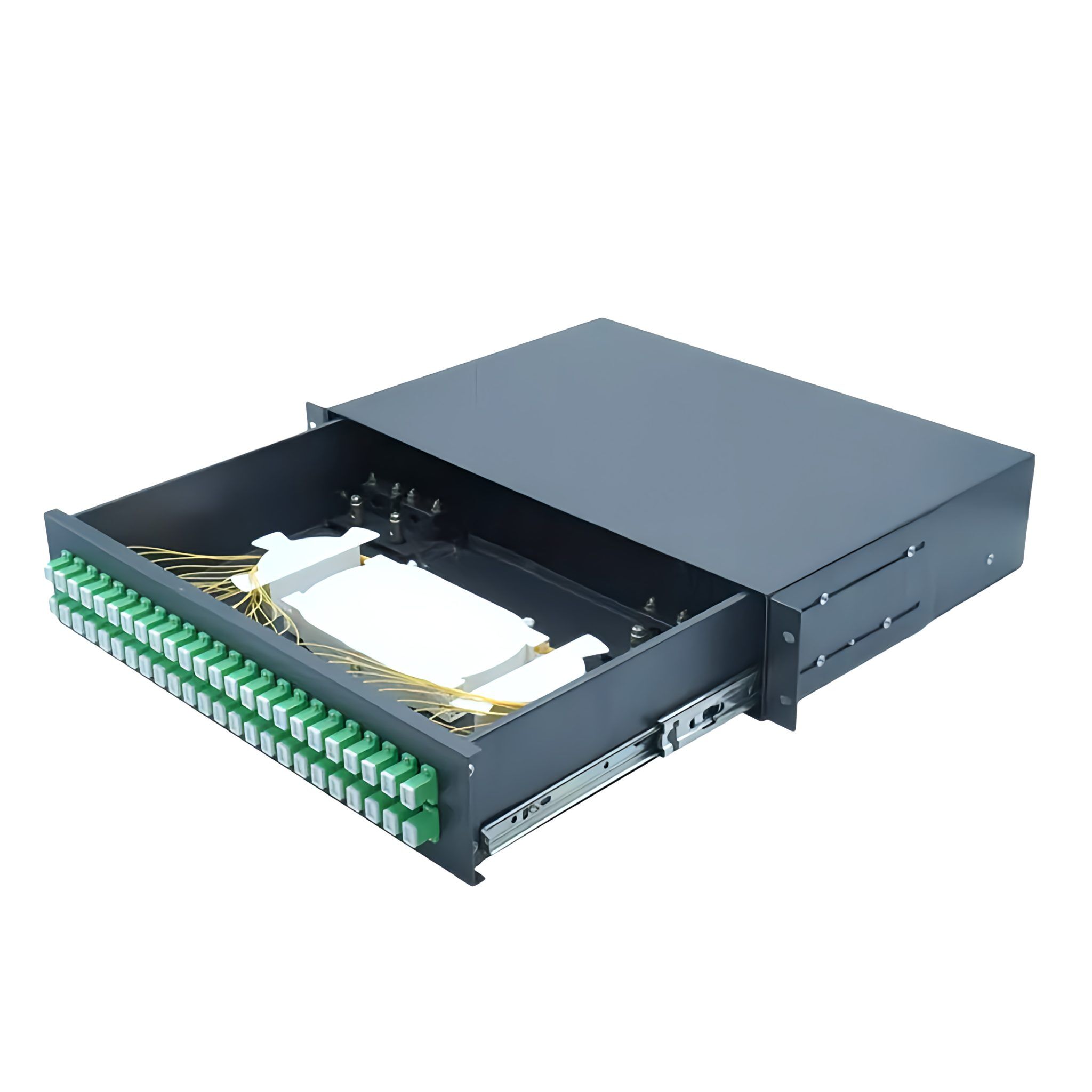 1U 24 port fiber patch panel for SC/LC/ST/FC Options – Topfiberbox