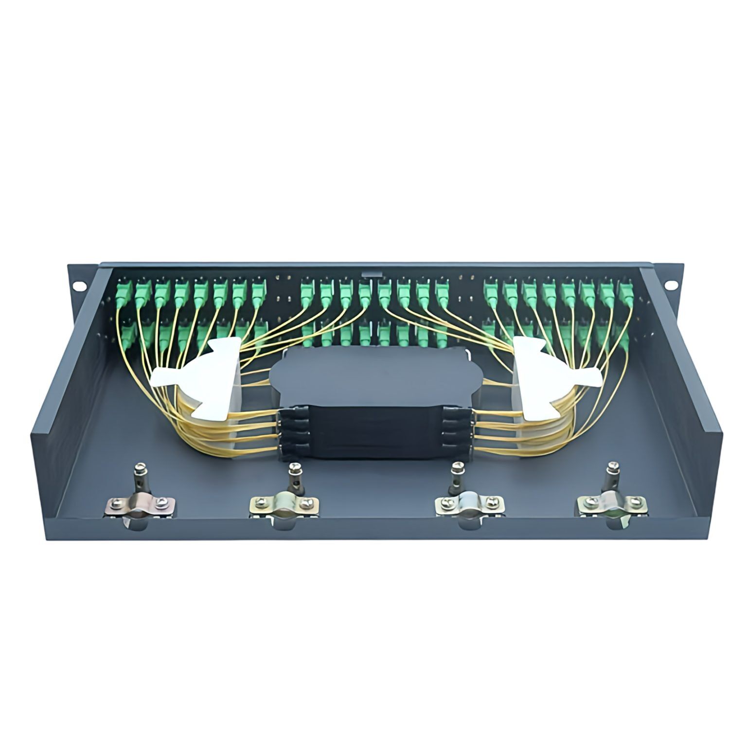 1U 24 port fiber patch panel for SC/LC/ST/FC Options – Topfiberbox