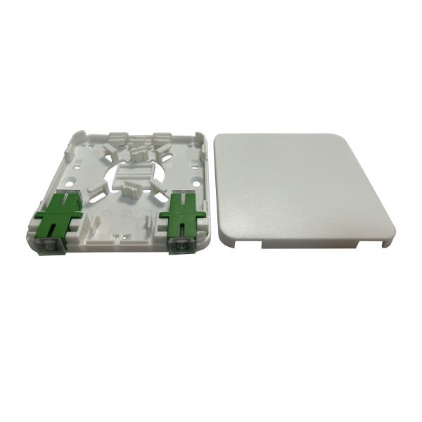 1-4 Ports Fiber Wall Outlet, Surface Mount Boxes for FTTH% Topfiberbox